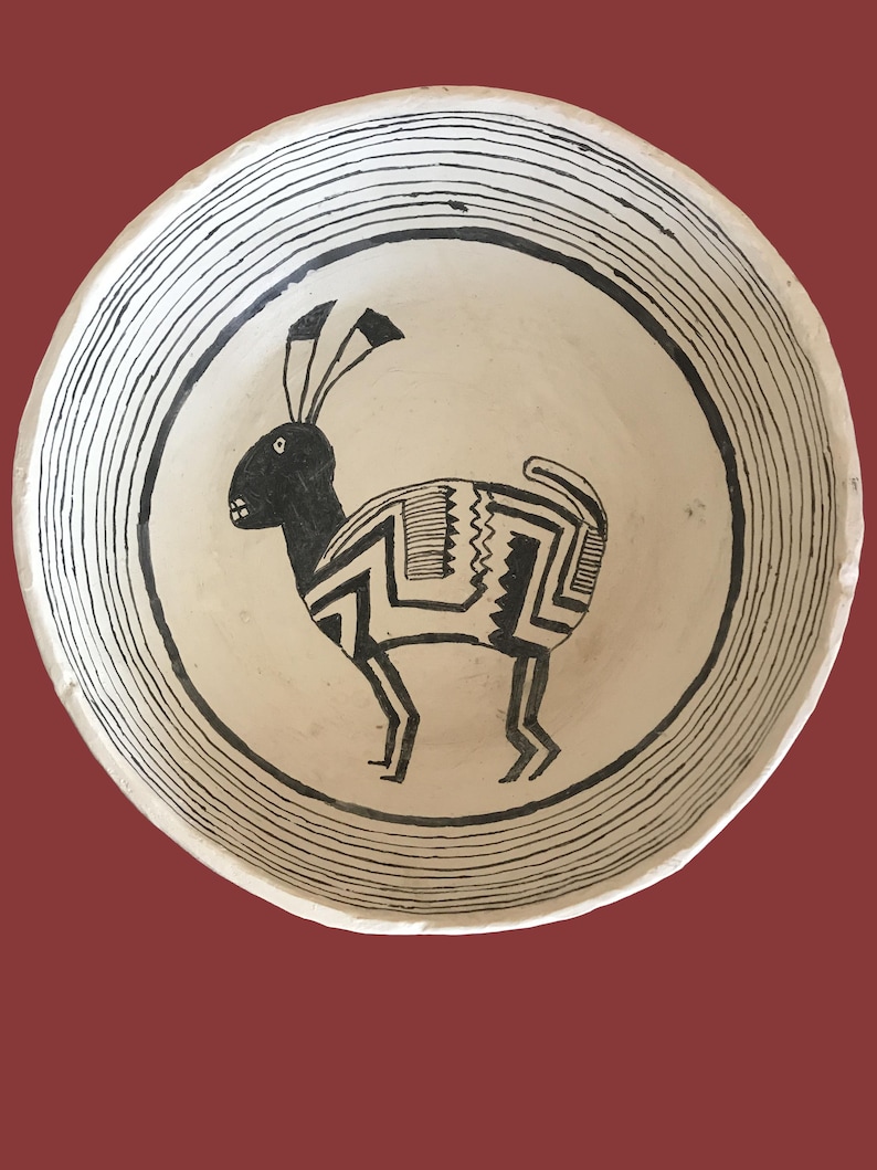 Reproduction Ancient Mimbres Pottery Mogollon Culture, New Mexico, Art ...