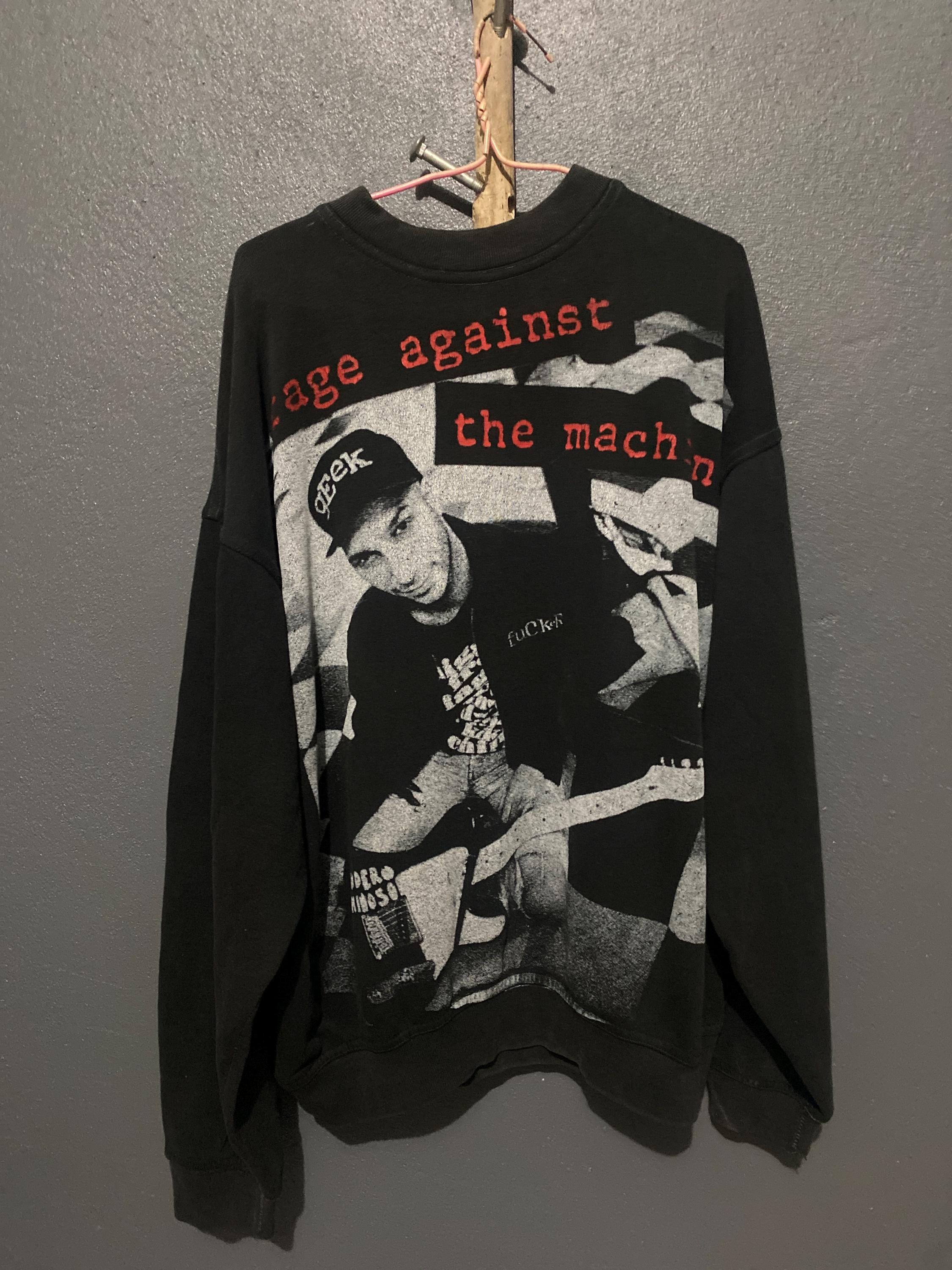 Vintage Rare 90s Rage Against the Machine T Shirt Sweater - Etsy
