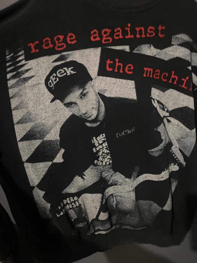 Vintage Rare 90s Rage Against the Machine T Shirt Sweater - Etsy
