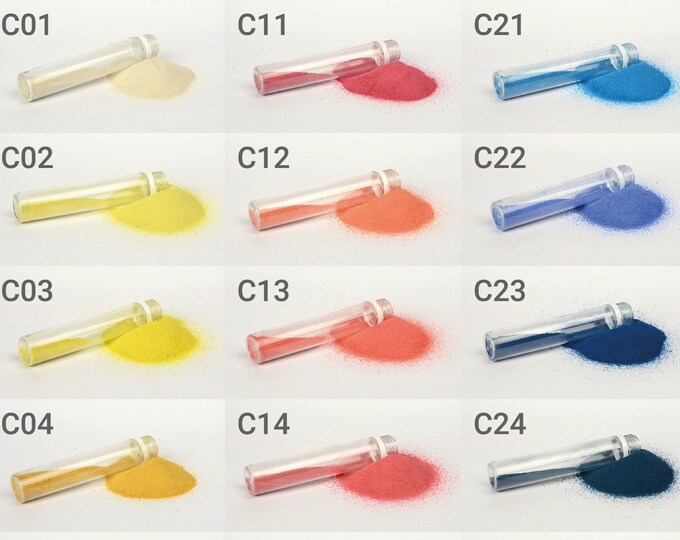 100g Decorative Coloured Sand, Colour Sand, Ceremony Sand, Wedding Sand ...