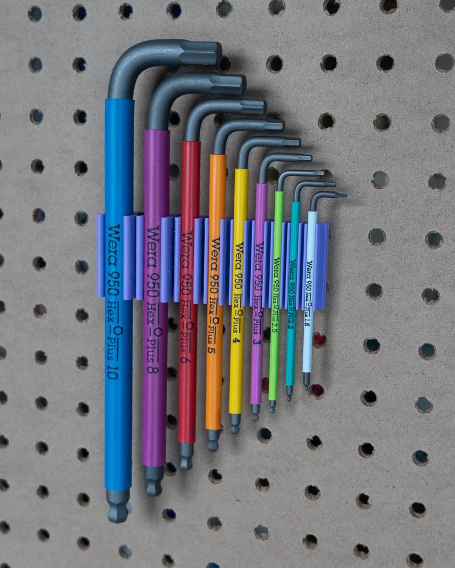 Wera Hex-plus for MDF Pegboard Tool Holder - Etsy