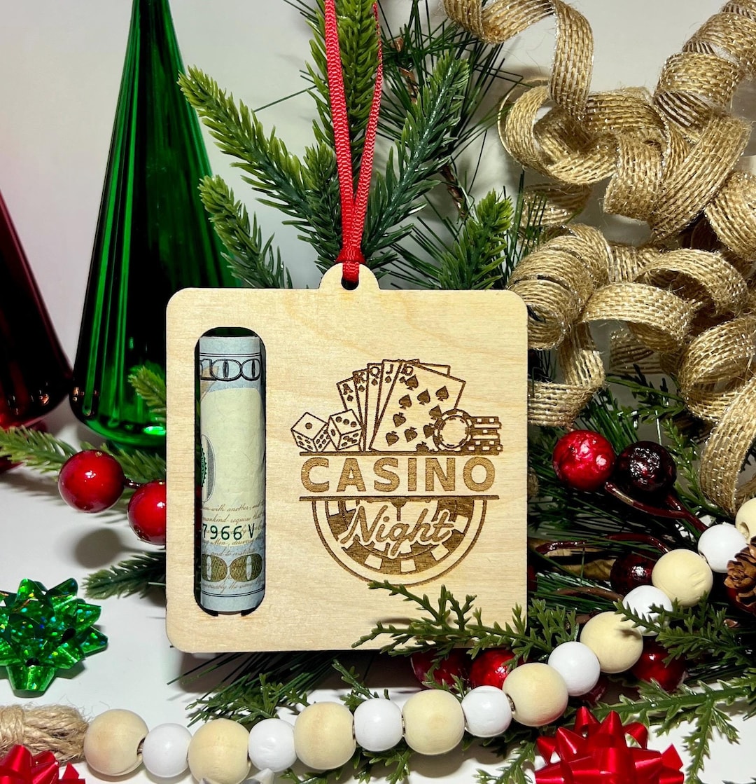 Casino Gifts, Casino Money Holder Christmas Ornament, Gambling Gifts ...
