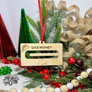 Gas Money Card Holders | Cash for Gas Money Ornament | Gift for College ...