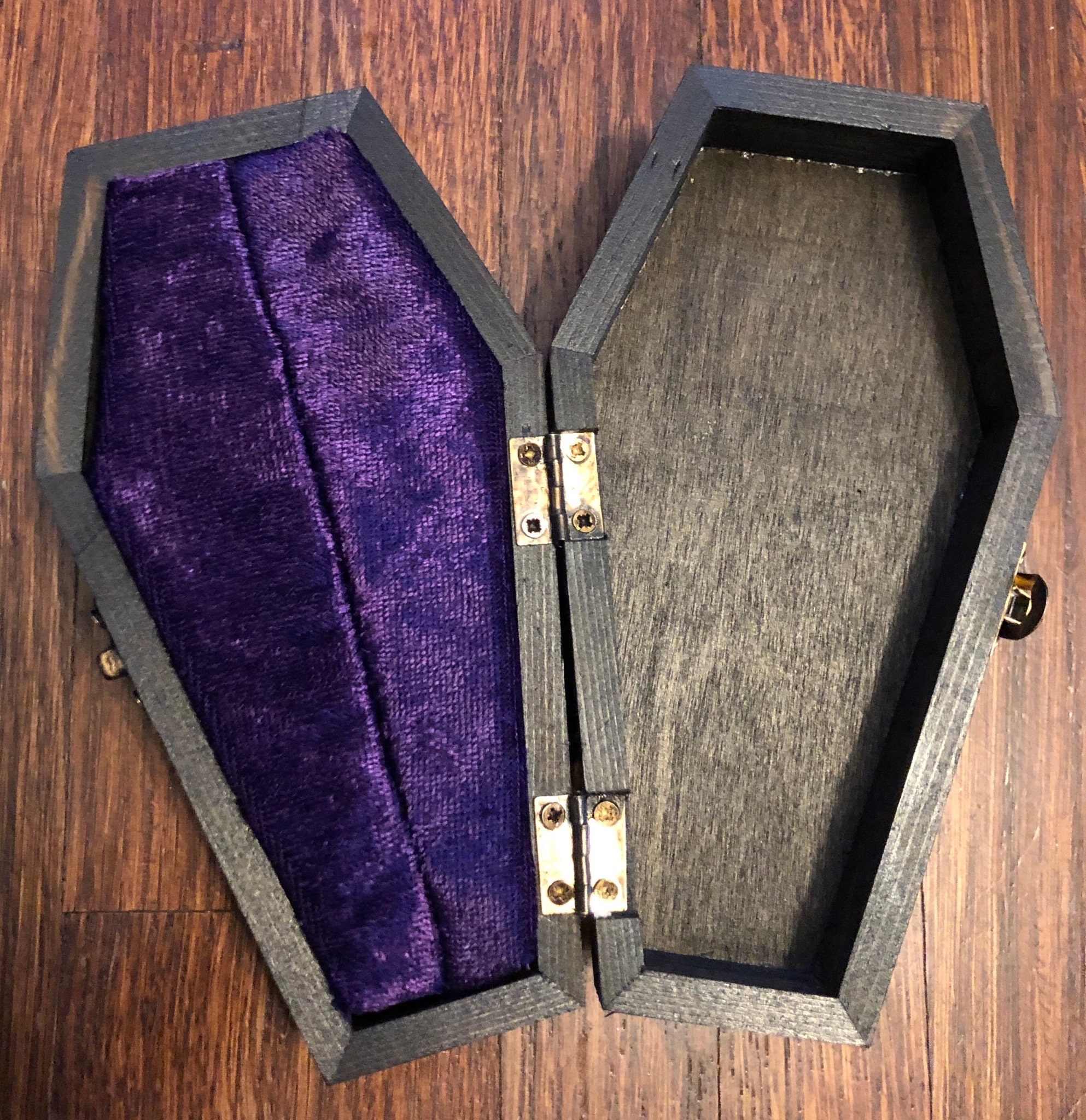 Vintage Inspired Coffin Ring Jewelry Box Victorian Gothic - Etsy