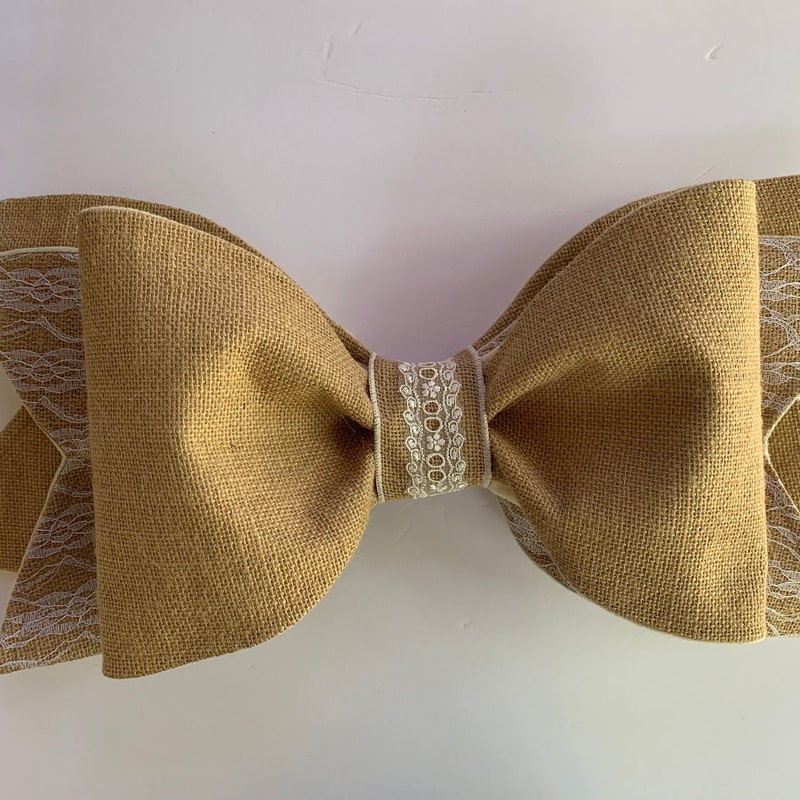 Large Burlap Bow - Etsy