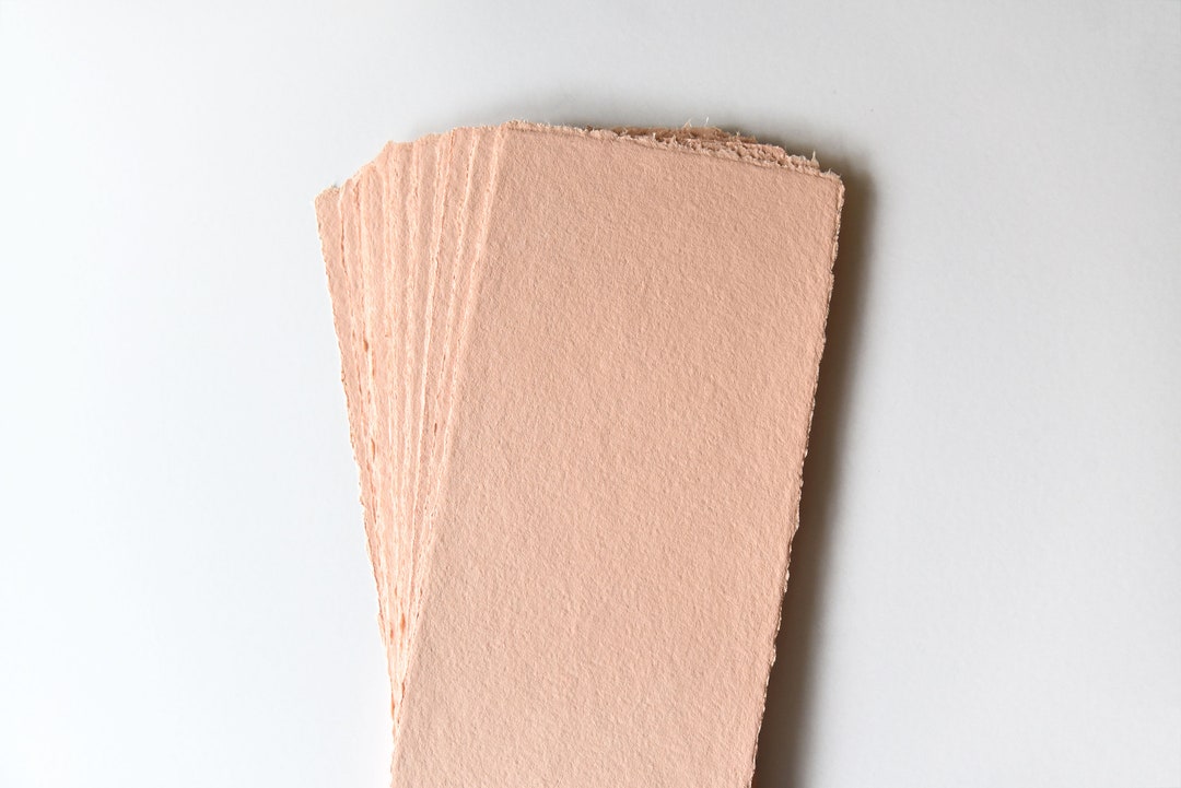 Terra Cotta Handmade Paper Menus - Etsy