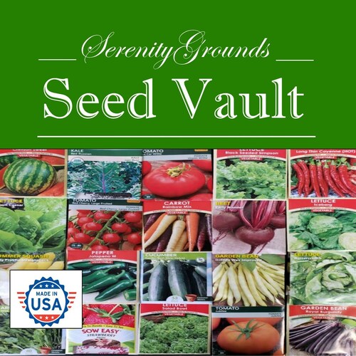SEED VAULT 50 Essential Heirloom Vegetable Seed Collection by - Etsy