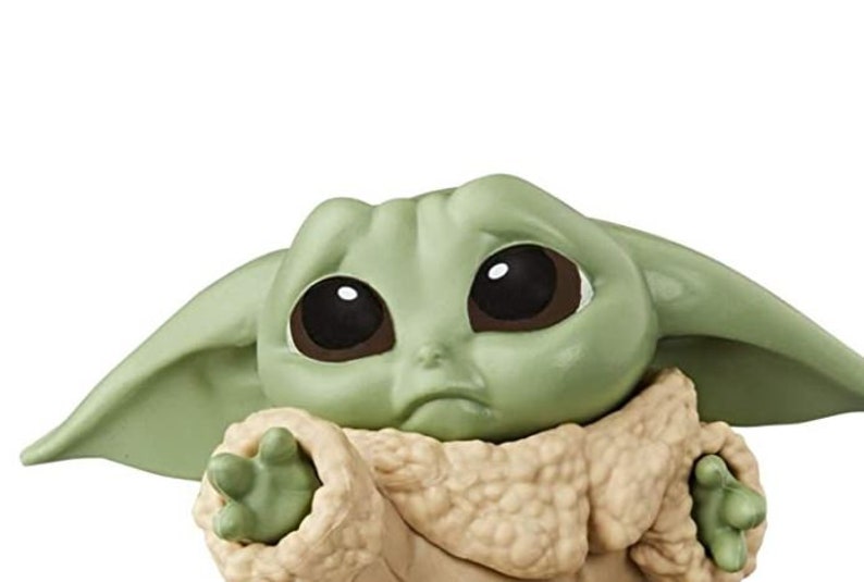 Sad Baby Yoda Grogu Planter LIVE Micro Cactus Succulent Plant | Etsy ...