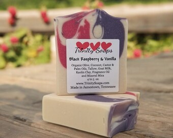 Black Raspberry Vanilla Soap Vegan Soap, Homemade Soap, Handmade Soap ...