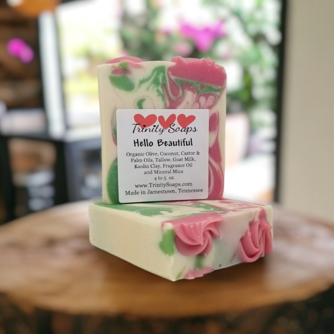 Hello Beautiful Goat Milk & Tallow Soap Bar, Homemade Soaps, Organic ...