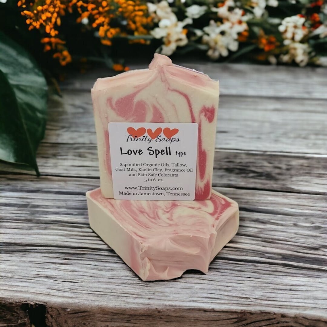 Homemade Loving Spell Goat Milk & Tallow Bar, Organic Artisan Hand Made ...