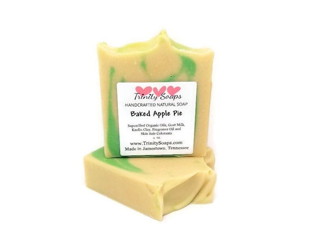 Baked Apple Pie Goat Milk Soap, Handmade Cold Process Soaps, Made With ...