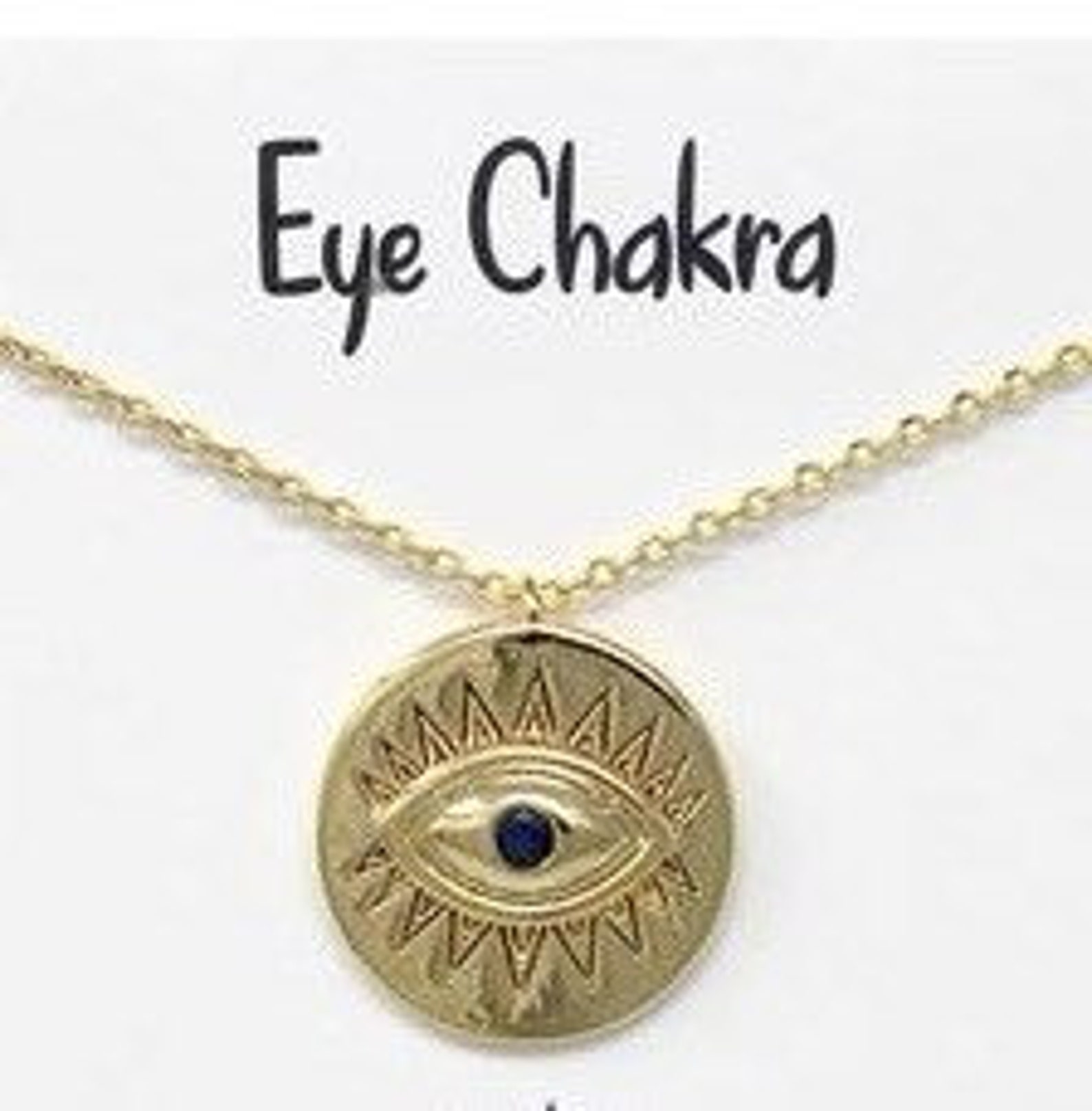 Evil Eye Necklace With Crystals Protection Charm Necklace - Etsy