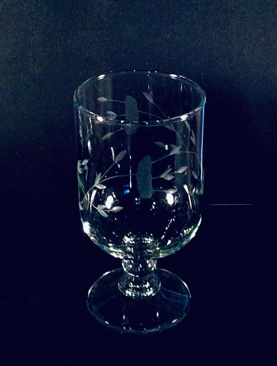 PRINCESS HOUSE Heritage Pattern Crystal Tall Pedestal Vase or | Etsy