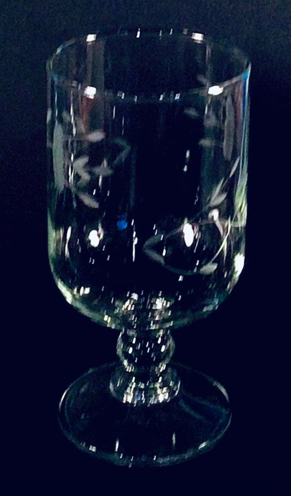 PRINCESS HOUSE Heritage Pattern Crystal Tall Pedestal Vase or | Etsy