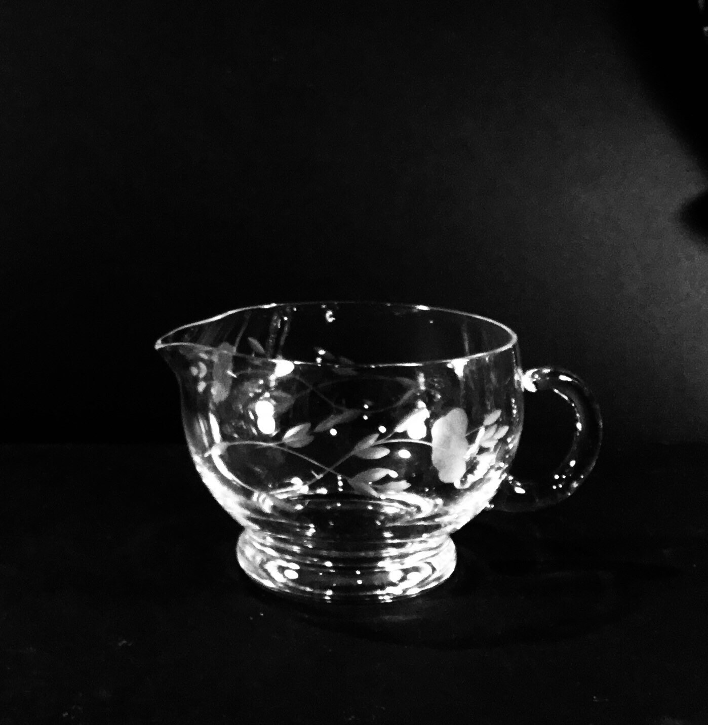 PRINCESS HOUSE Heritage Pattern Crystal Creamer Regalable | Etsy