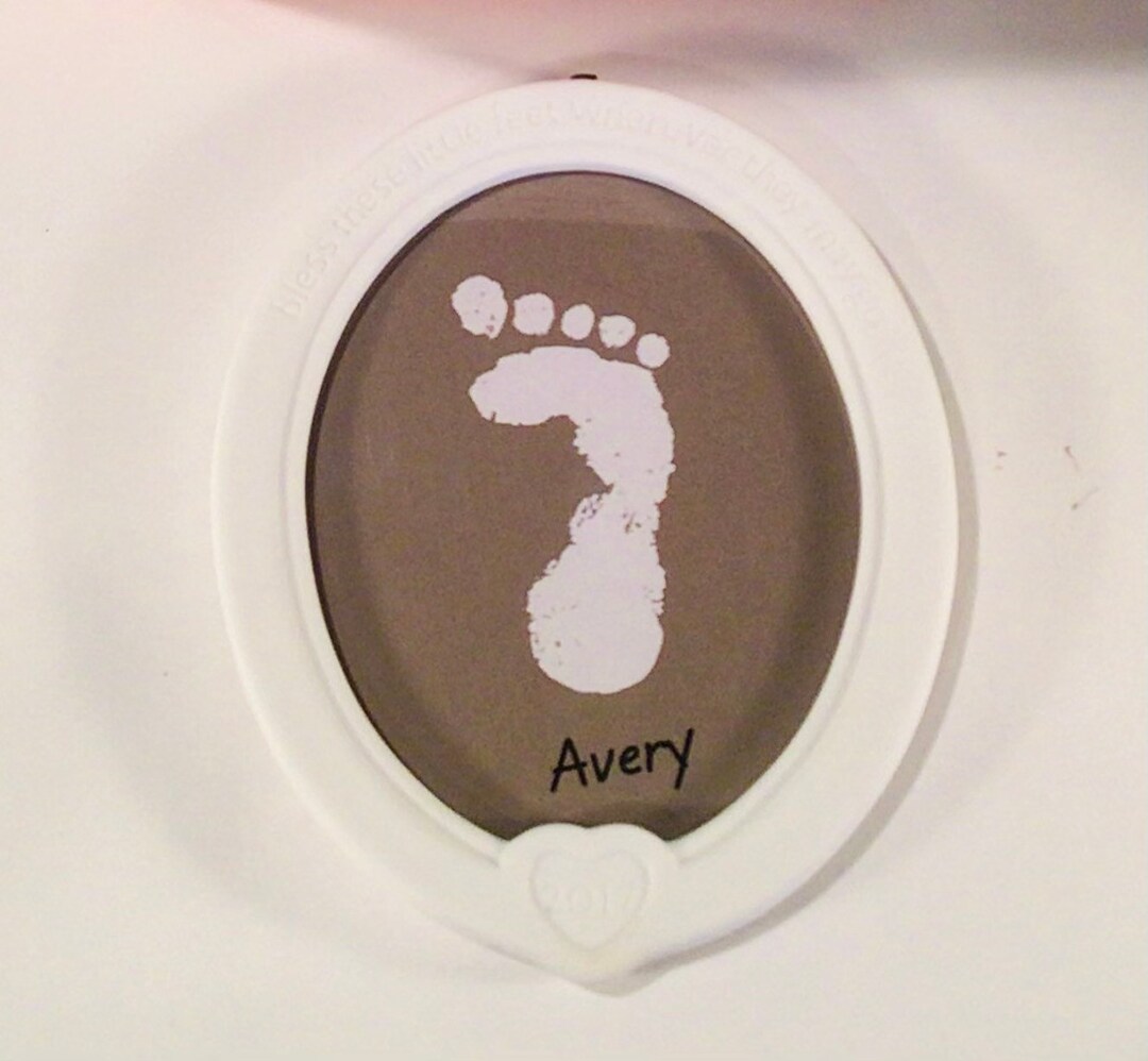 HALLMARK KEEPSAKE little Feet, Big Blessing Porcelain Christmas Tree ...