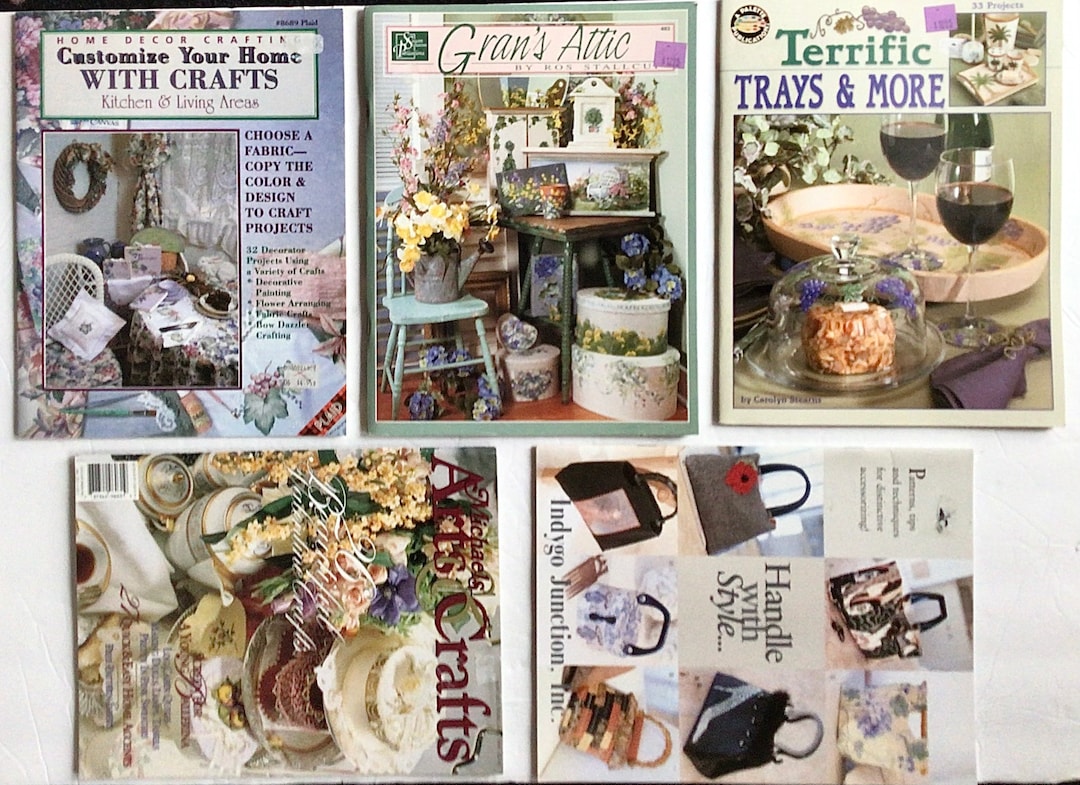 Clearance - Vintage CRAFT BOOKS Choose From Five Various DIY Books With ...