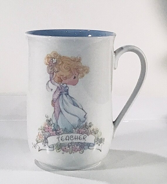 TEACHER Enesco Precious Moments TEACHER Coffee Hot Chocolate | Etsy