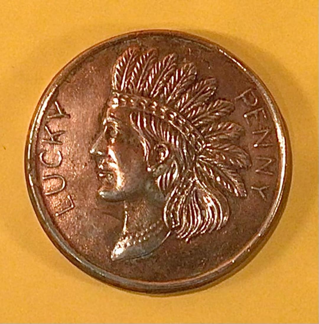 Vintage Souvenir Metal LUCKY PENNY - Collectible and Giftable for a ...