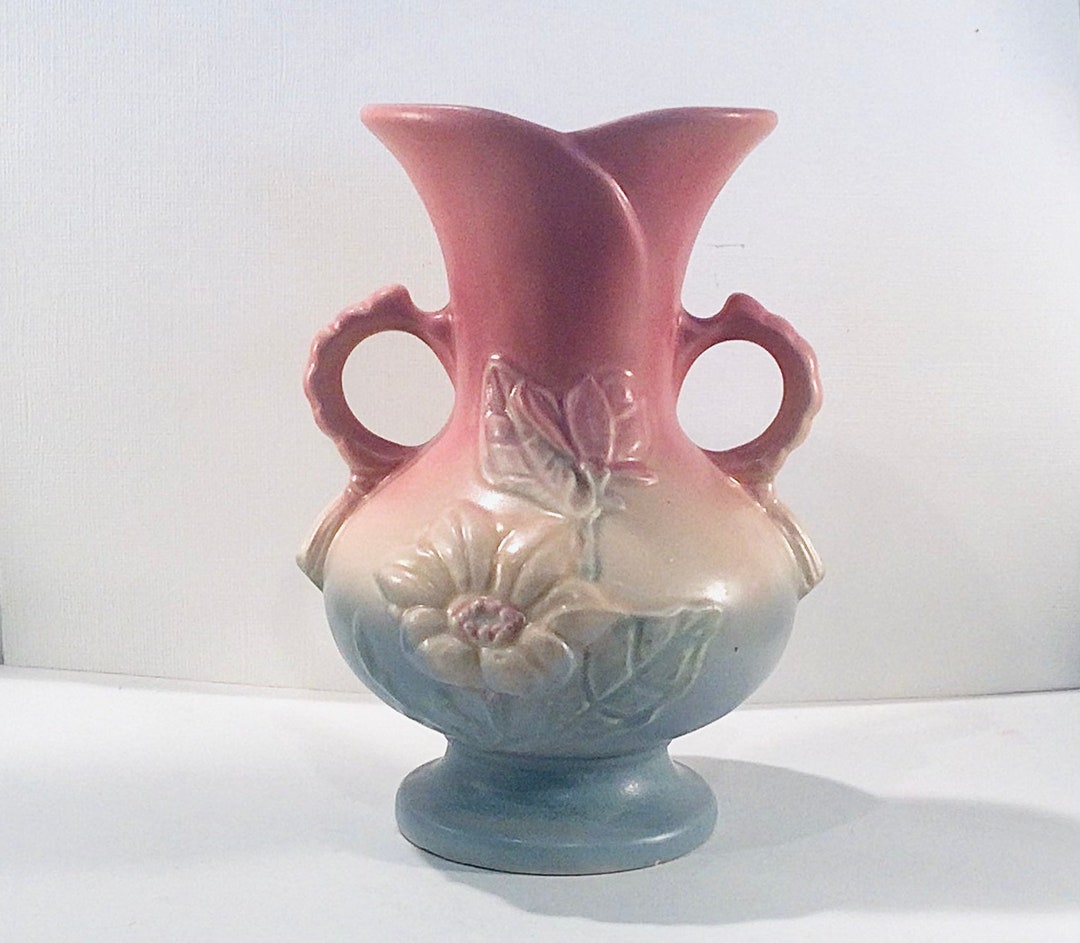 Vintage Mid-century Double-handled HULL POTTERY Flower Vase - Giftable ...