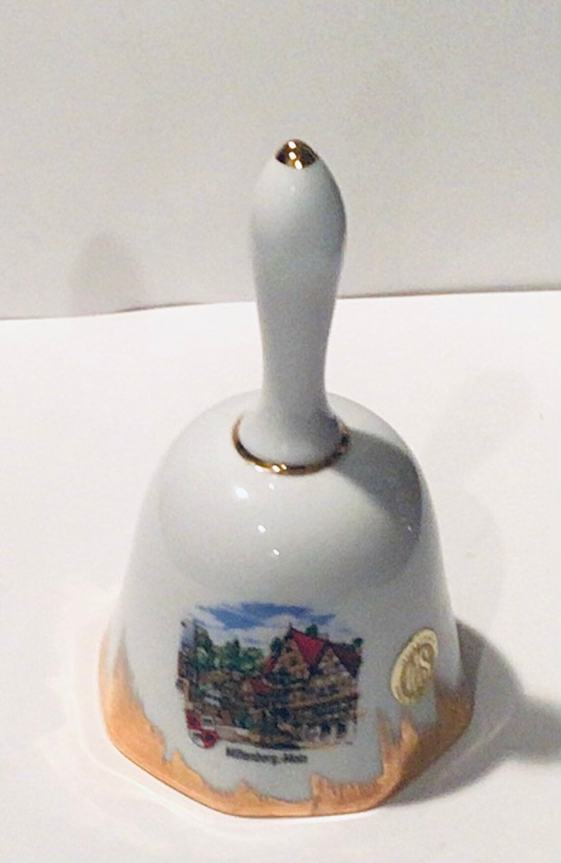 Vintage REUTTER Porcelain Bell With Street Scene From W - Etsy
