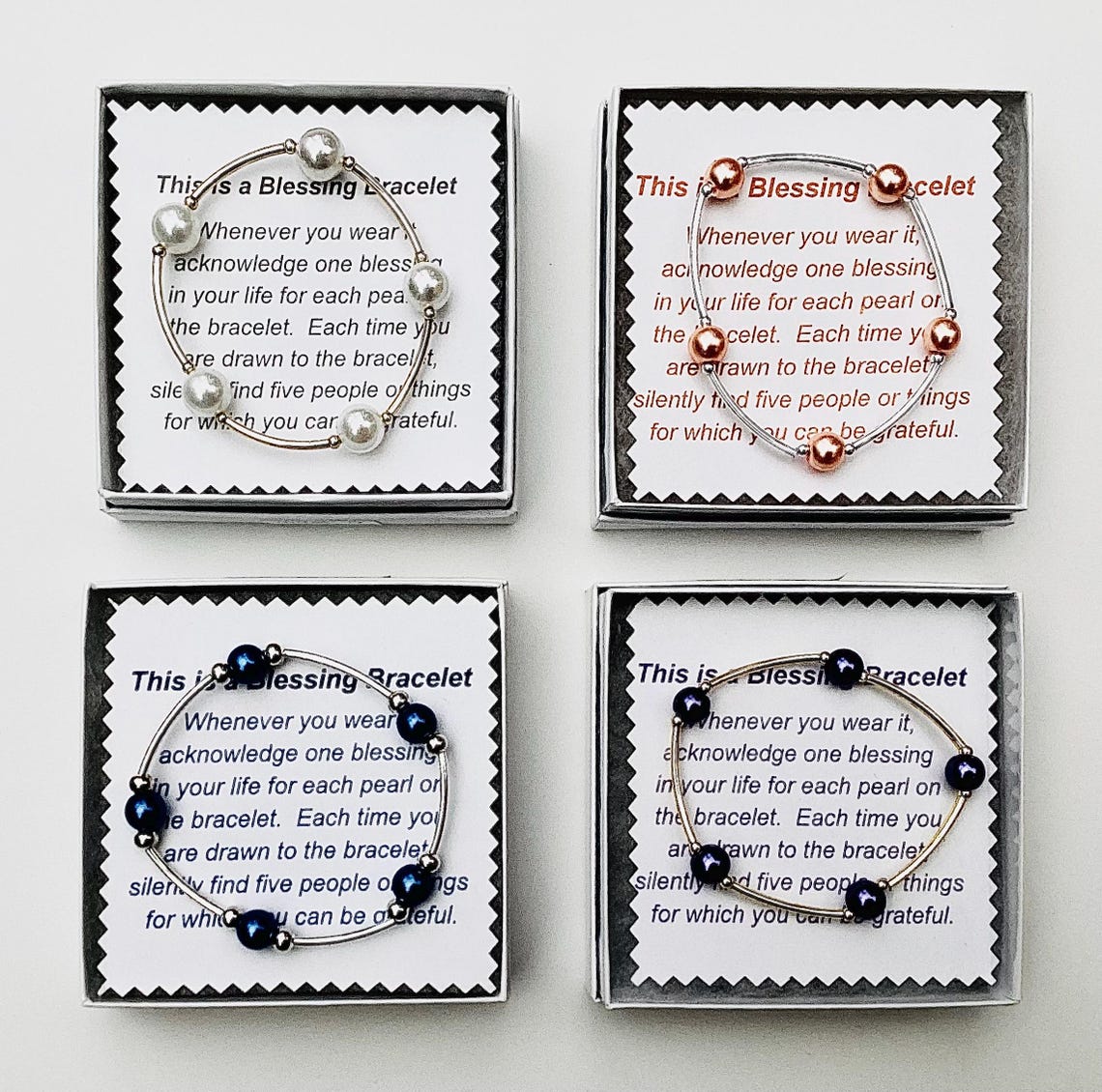 Handmade NEW BLESSING BRACELETS in Many Colors in White Gift Box ...