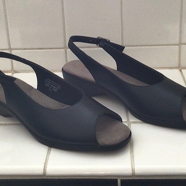 Open Toe Slingback - Etsy