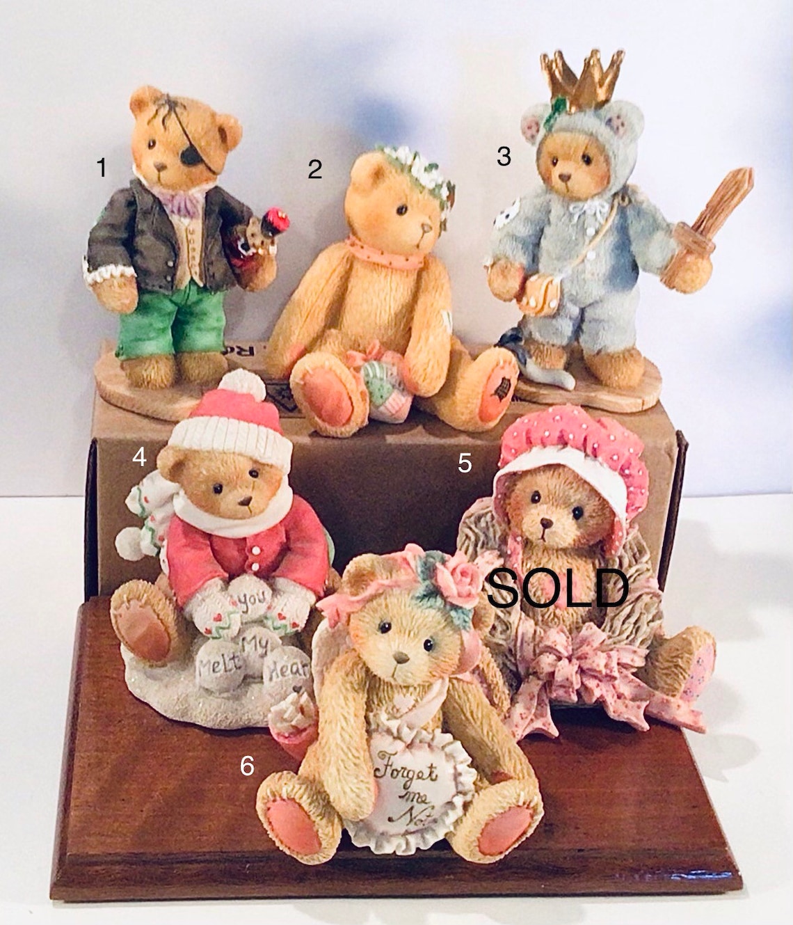 Choice of Six Collectible CHERISHED TEDDIES Figurines | Etsy