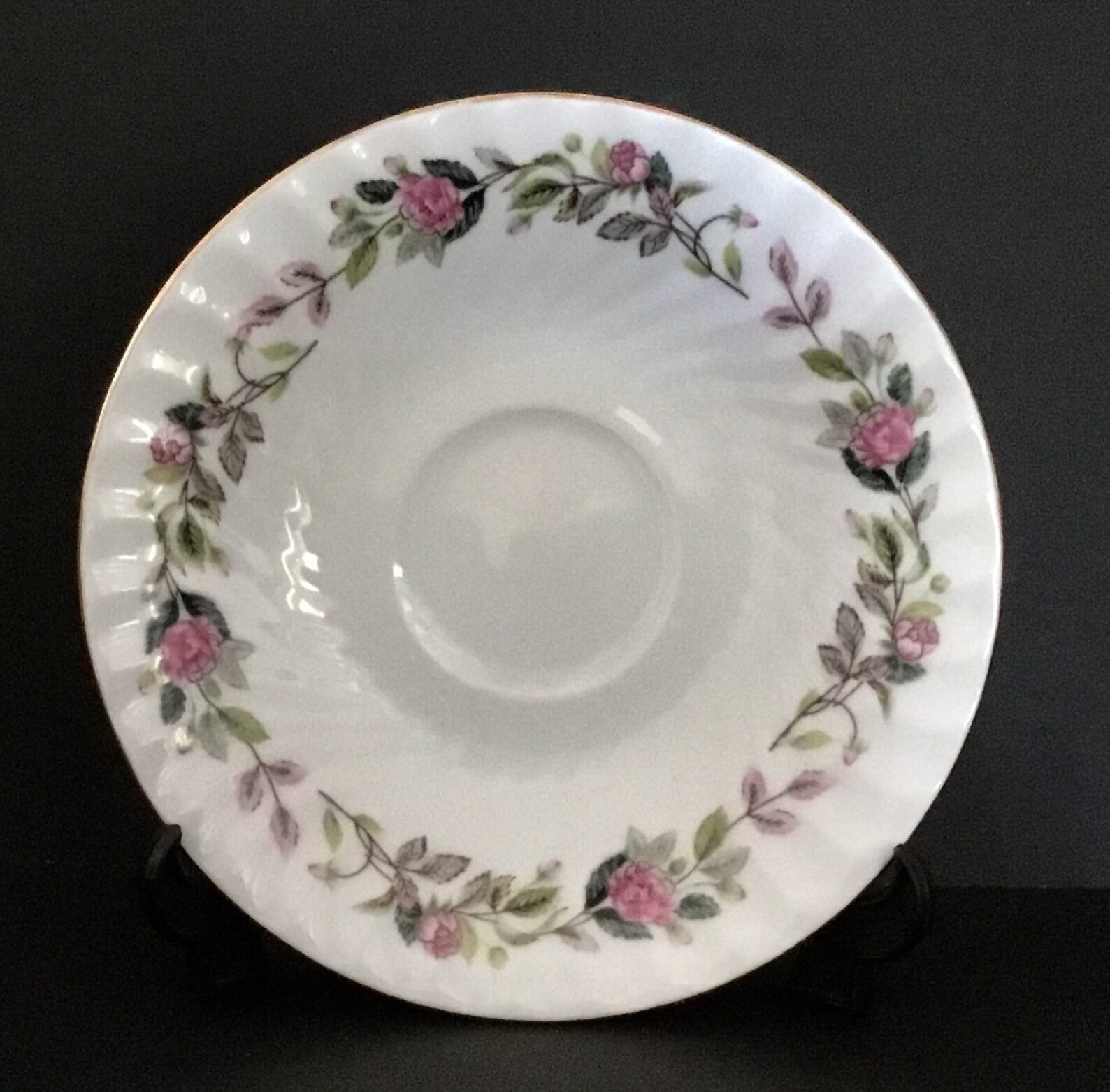 Replacement Piece - Creative Fine China Saucer in the Regency Rose ...