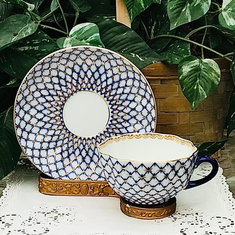 Gold Tea Cups - Etsy