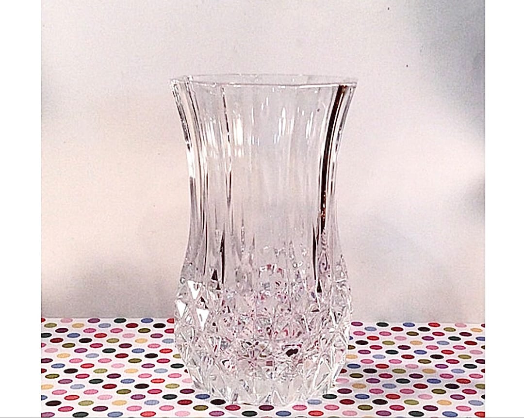 Heavy Lead Crystal Cut Glass? Simple but Elegant Flower Vase - Giftable ...