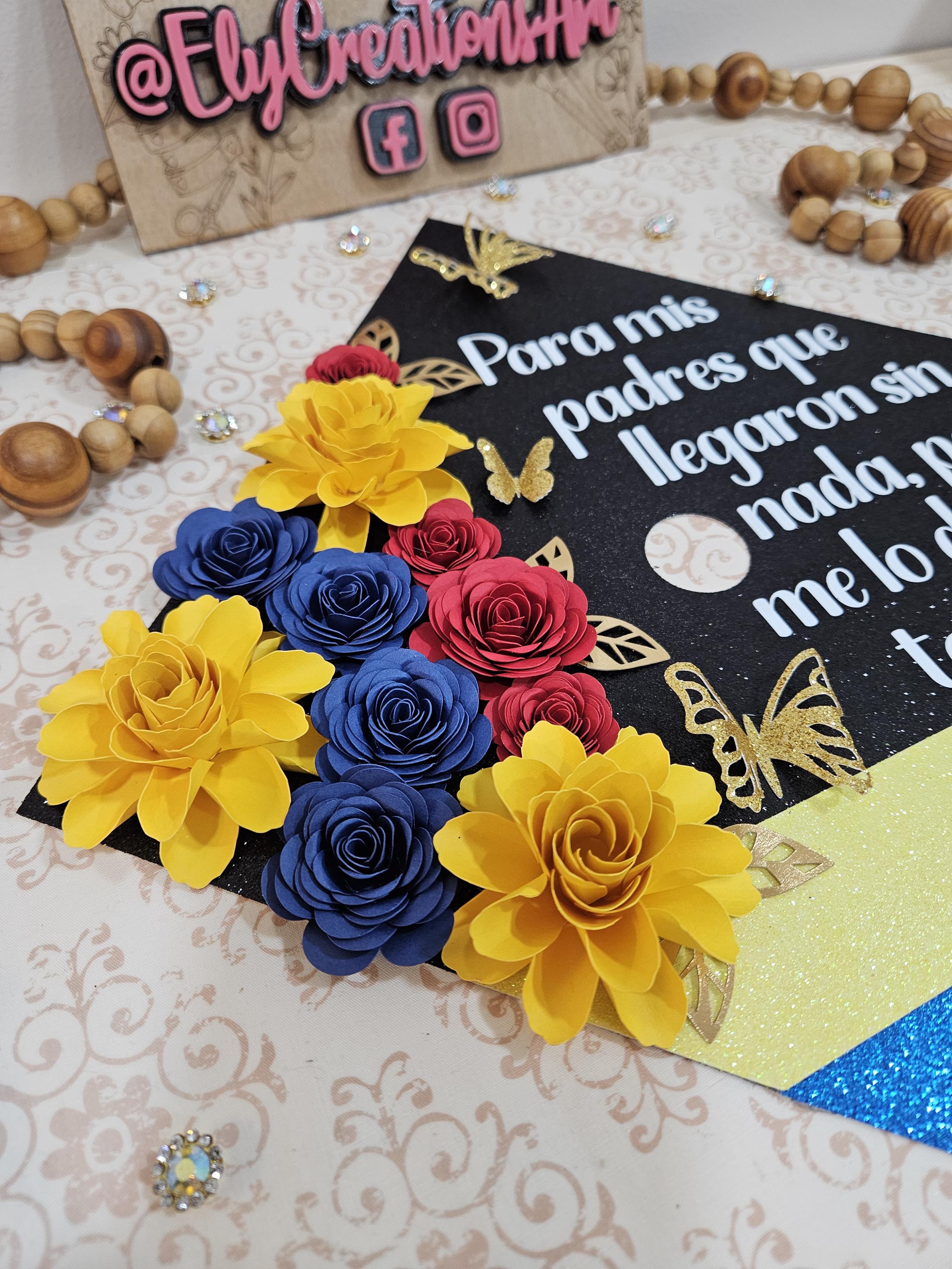 Colombia Graduation Cap Topper - Etsy