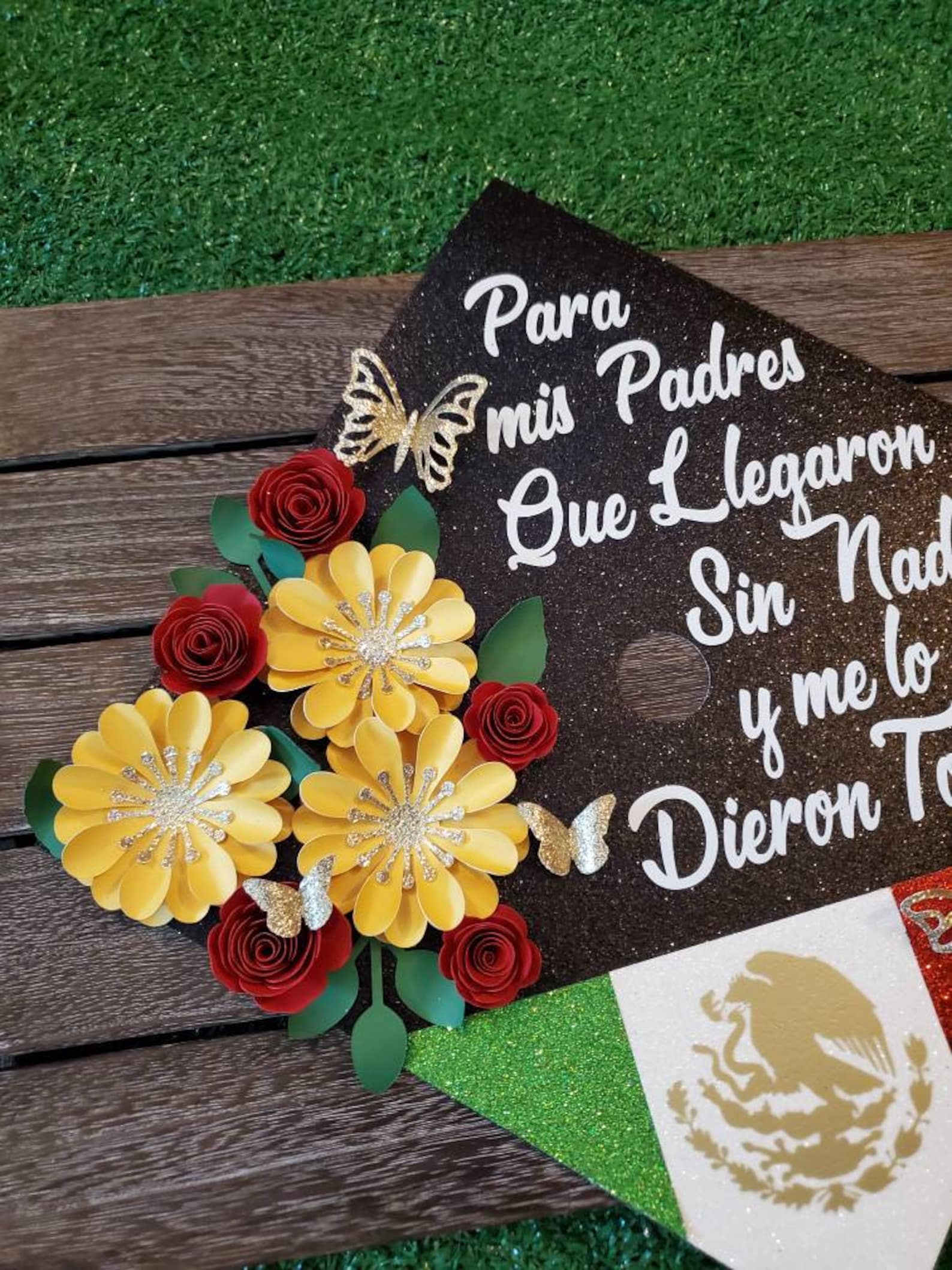 Graduation Cap Topper, Mexican Graduation Topper - Etsy