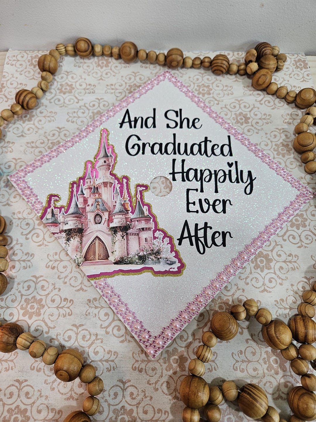 Princess Castle Graduation Cap Topper, Castle Graduation, Princess ...