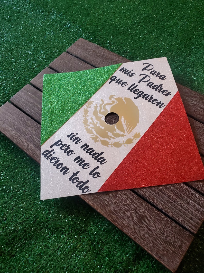 Mexican Flag Graduation Cap Topper Graduation Cap Topper - Etsy