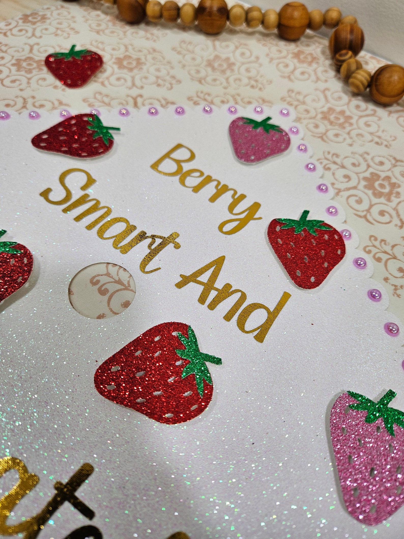 Berry Smart and Graduated Topper, Graduation Cap Topper, Strawberry ...