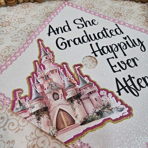 Princess Castle Graduation Cap Topper, Castle Graduation, Princess ...