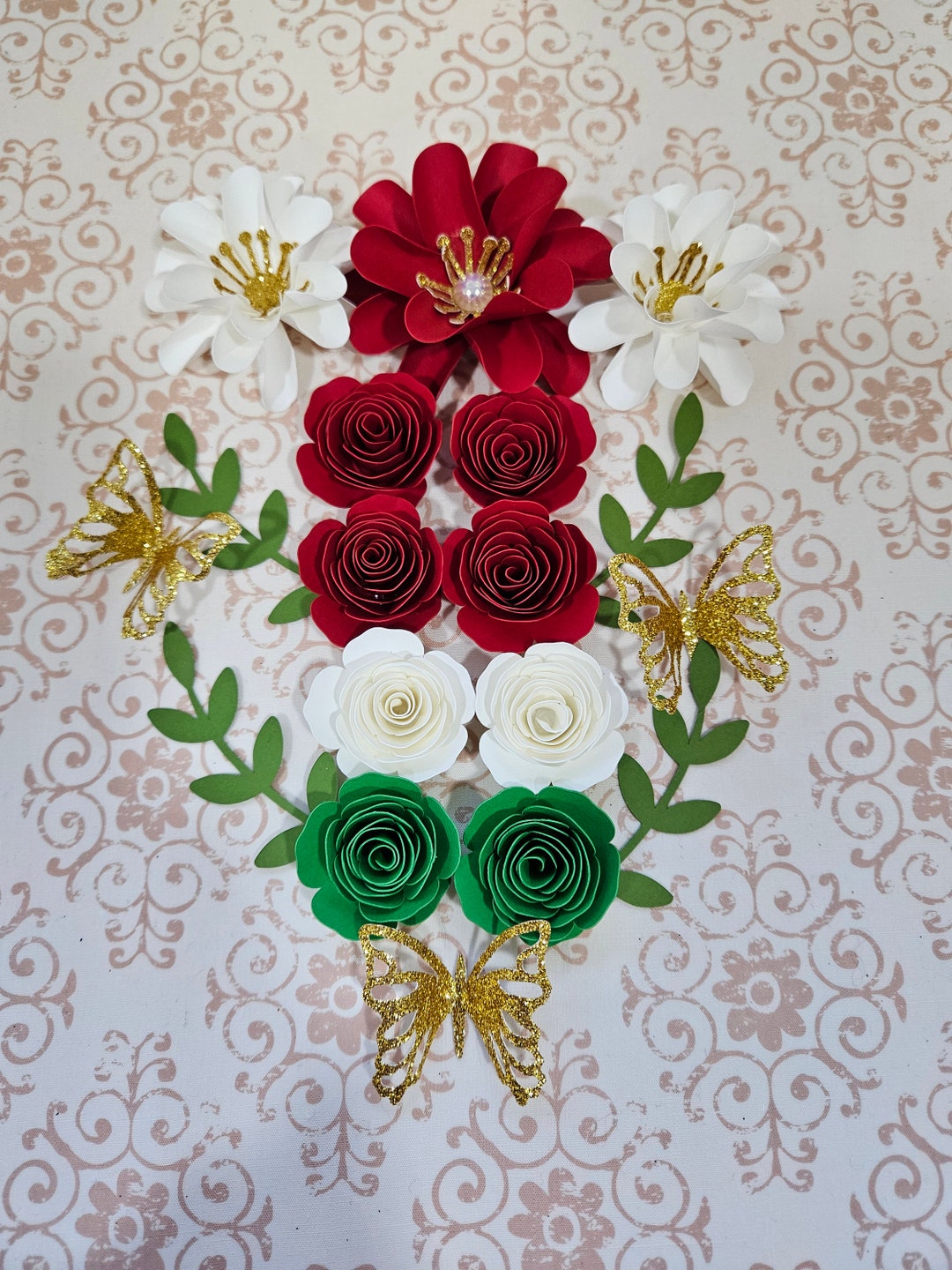 Paper Flowers Set, Paper Flowers Bouquet, Graduation Paper Flowers ...