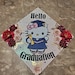 Hello Graduation, Kitty Graduation Cap Topper, Graduation Topper, Grad ...