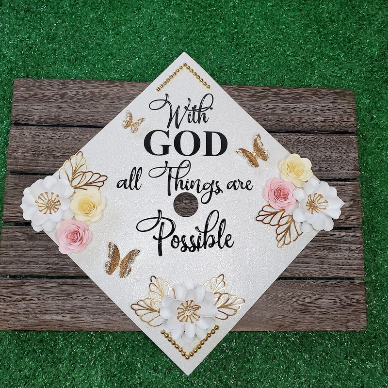 Bible Verse Grad Cap - Etsy