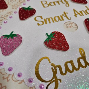 Berry Smart and Graduated Topper, Graduation Cap Topper, Strawberry ...