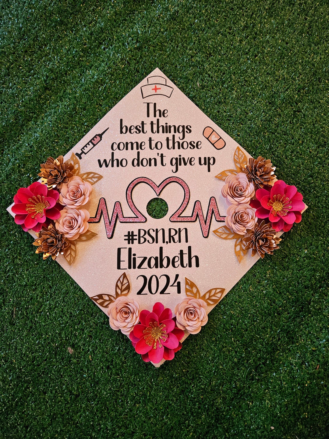 Nurse Graduation Cap Topper, Graduation Cap Topper, Doctor Graduation ...