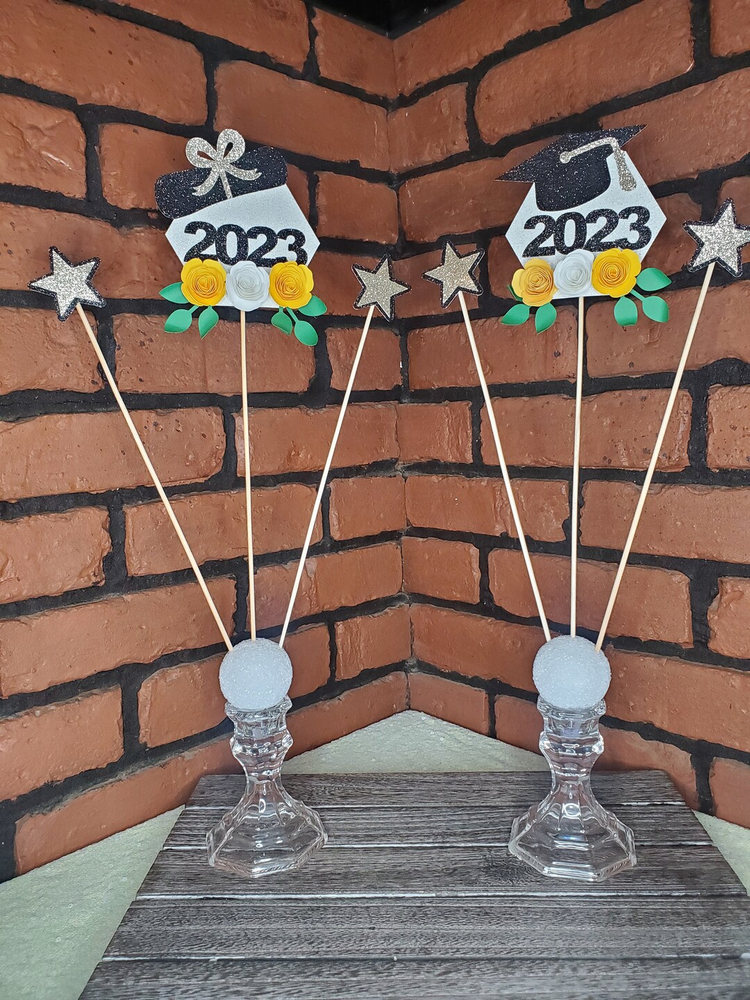 Graduation Centerpieces, Graduation Sticks, 2023 Graduation, 2023 ...