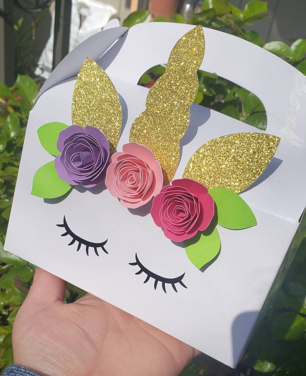 Unicorn Treat Boxes, Unicorn Candy Boxes - Etsy