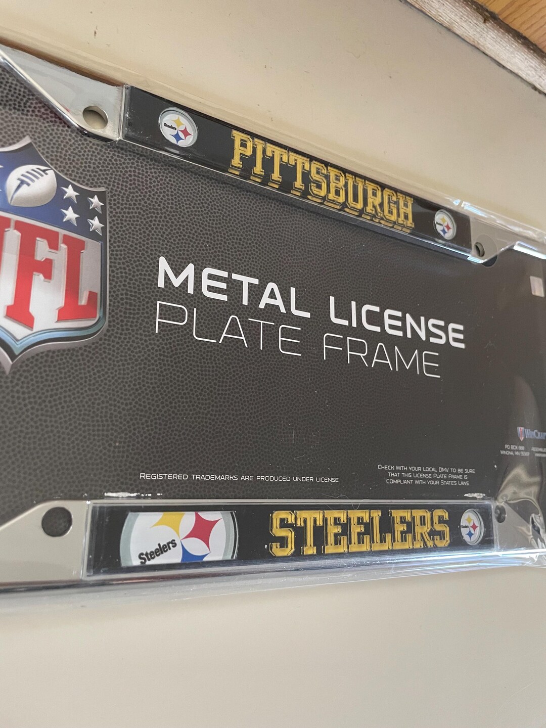 Steelers License Plate Frame TOP QUALITY Laser Cut - Etsy