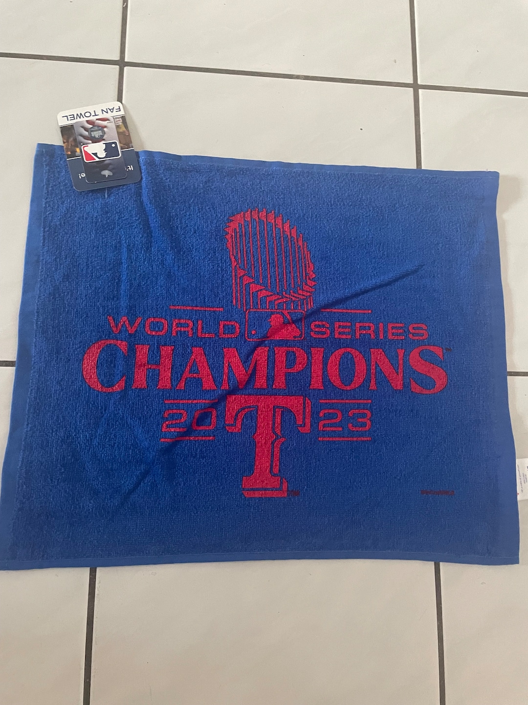 Texas Rangers Rally Towel 15x18 Champions - Etsy