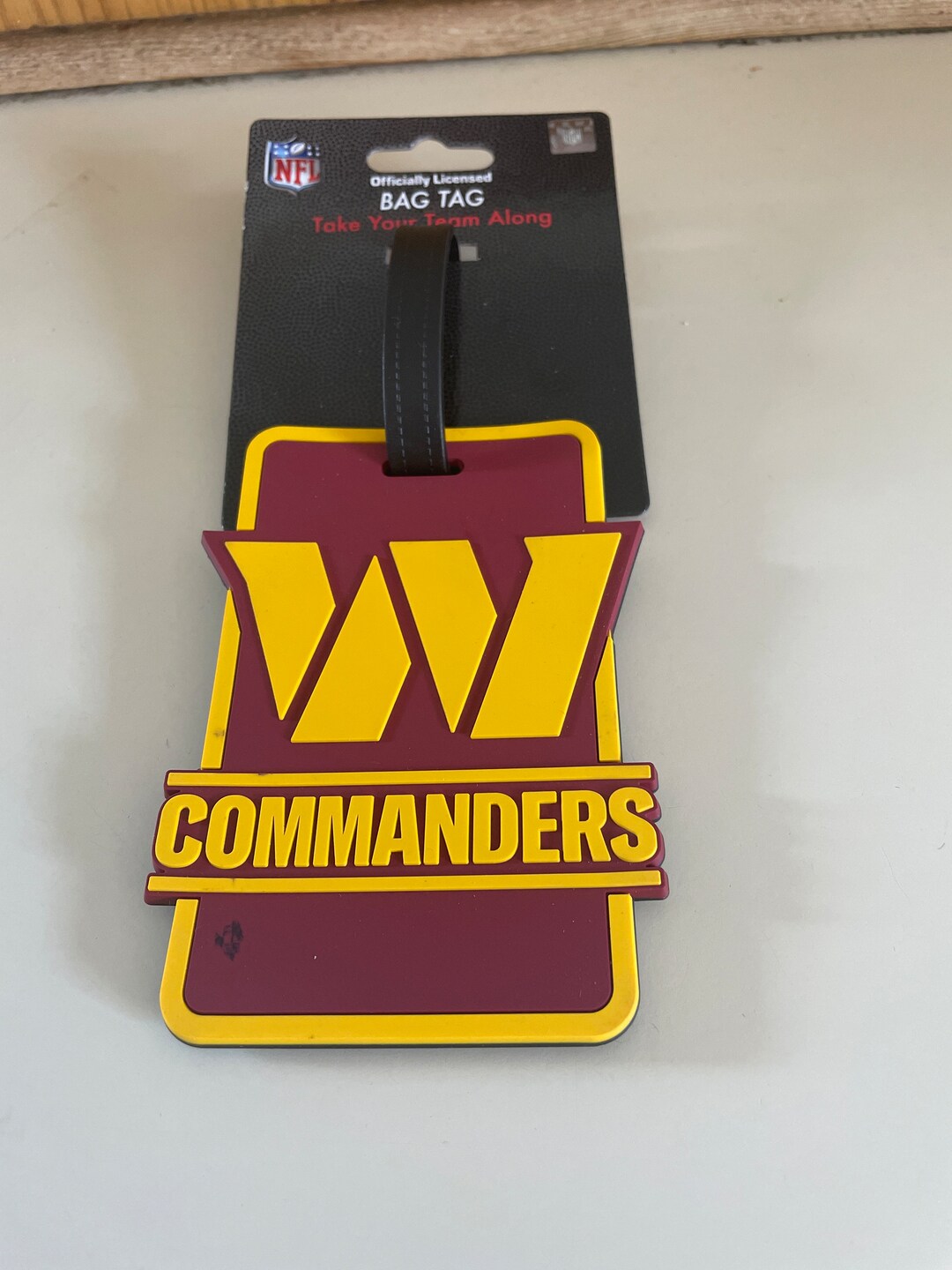 Washington Commanders Bag Tag - Etsy