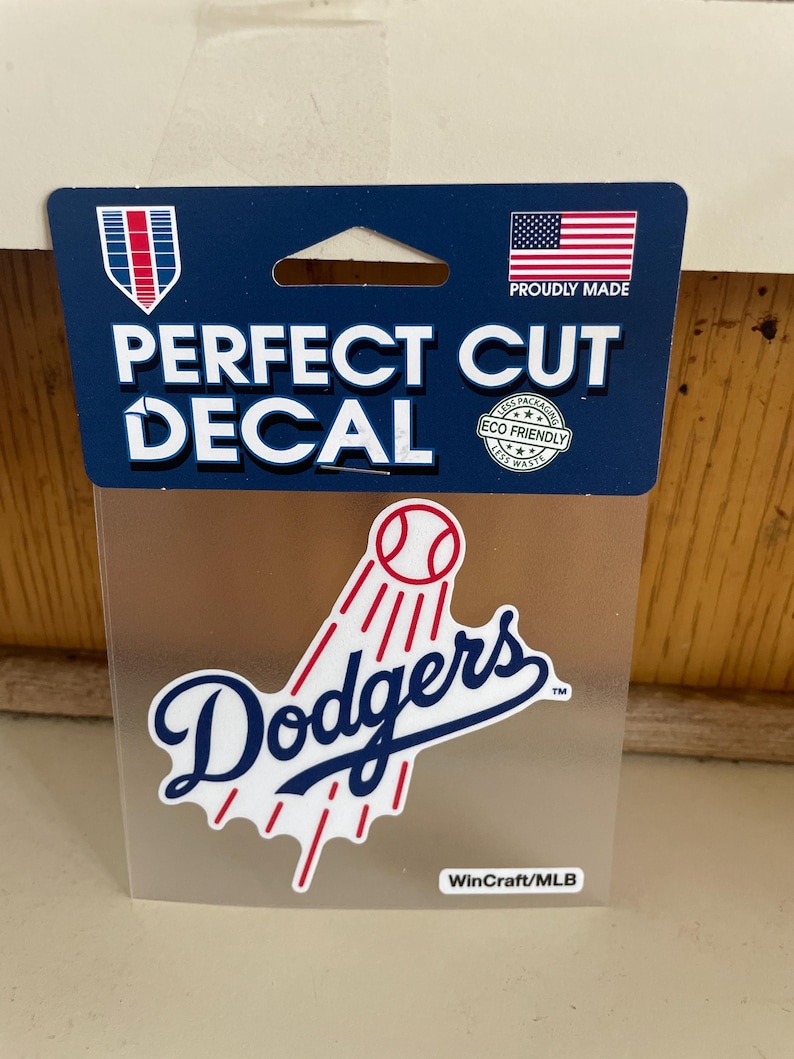 Dodgers Decal 4x4 Logo Official Merch Windows Laptop Water Bottle - Etsy