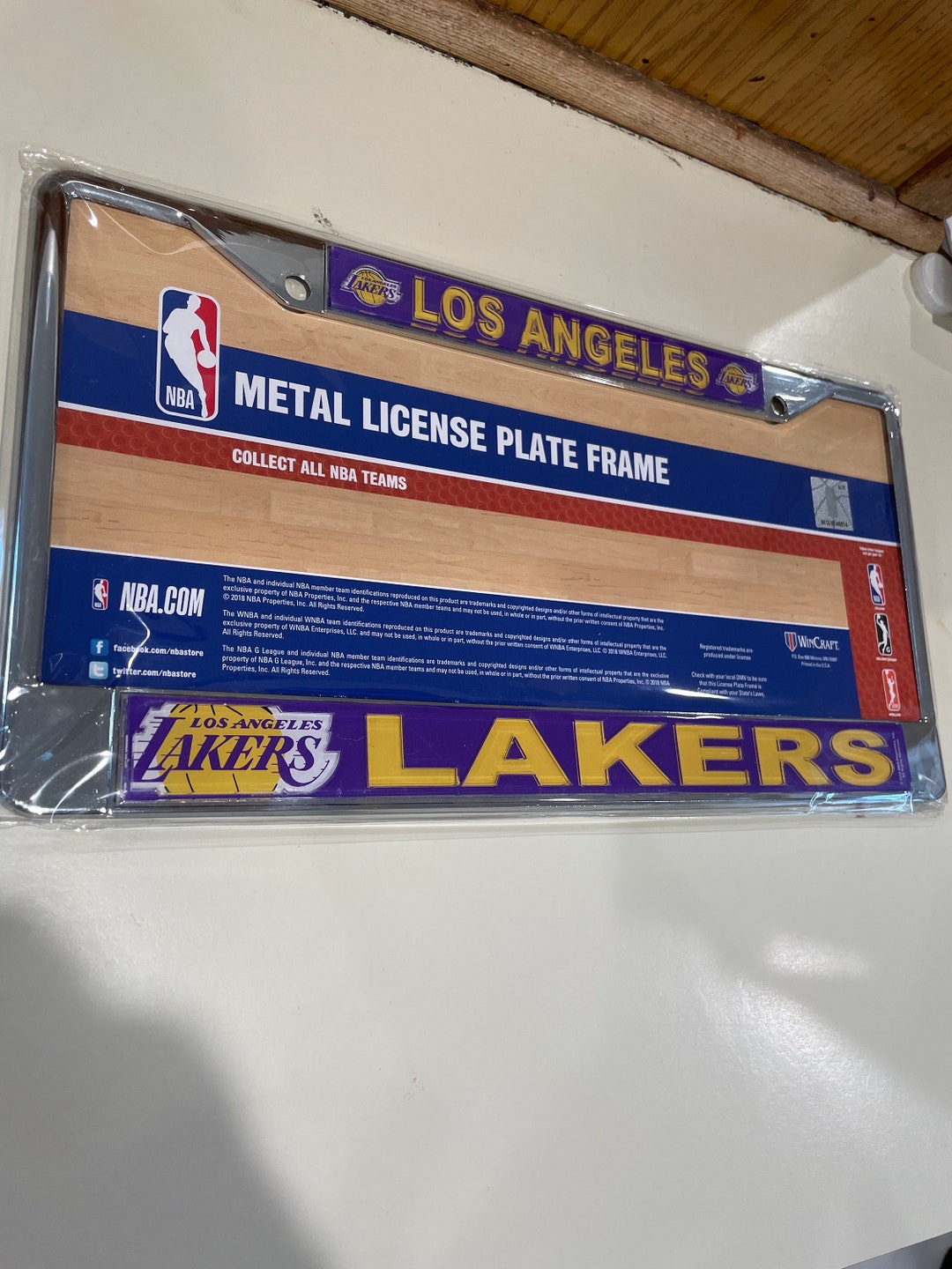 Lakers License Plate Frame Laser Cut Chrome Top QUALITY - Etsy